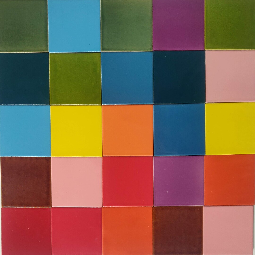 Sweet Dream - Colourful Set of 25 Tiles - Etsy