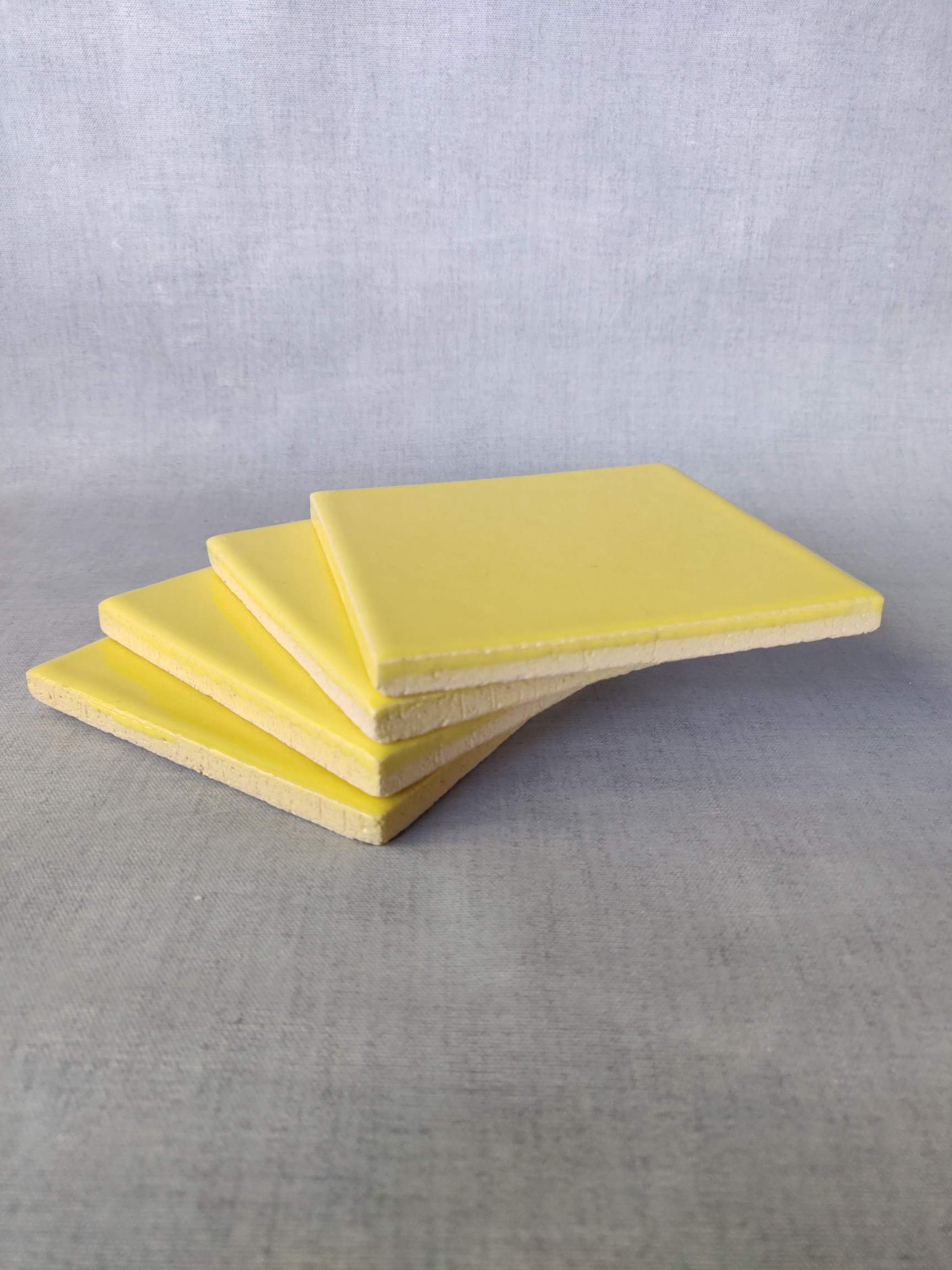 Light Yellow Square Tiles - Set of 25 Tiles - Etsy