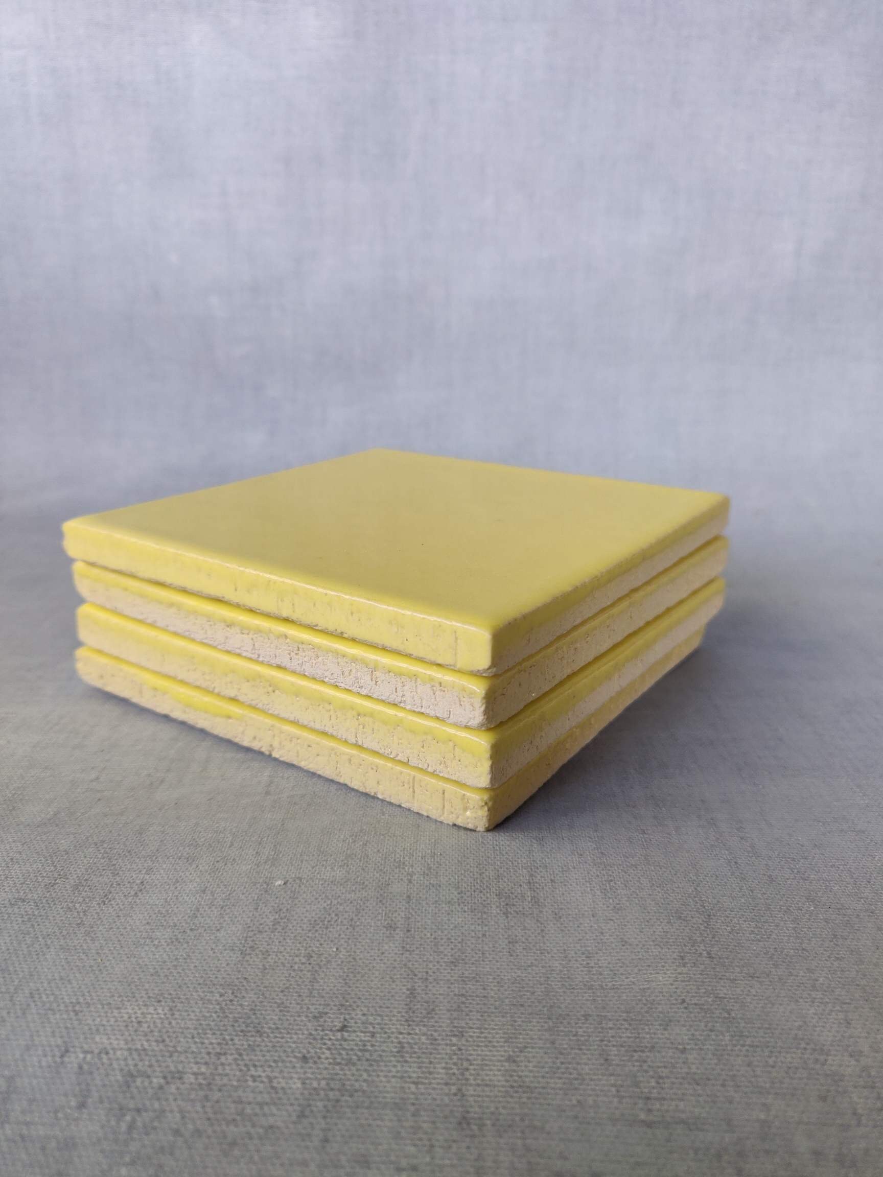 Light Yellow Square Tiles - Set of 25 Tiles - Etsy