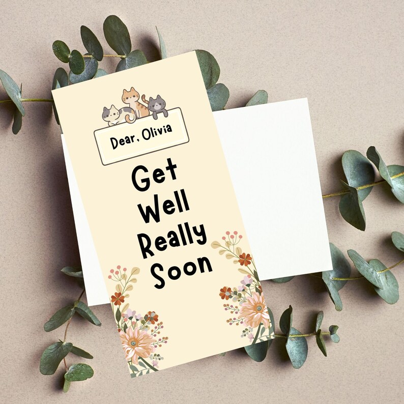 Get Well Soon Get Well Soon Card Post Surgery Gift Funny Get Well Card ...