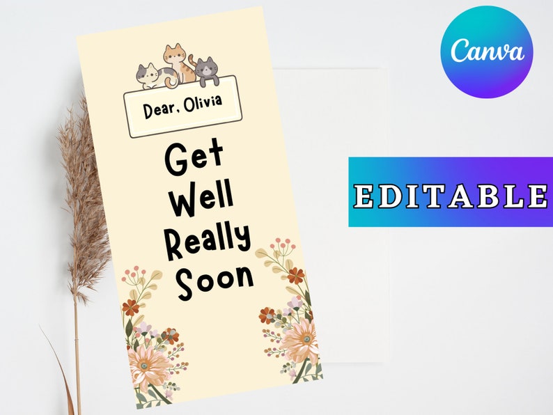 Get Well Soon Get Well Soon Card Post Surgery Gift Funny Get Well Card ...