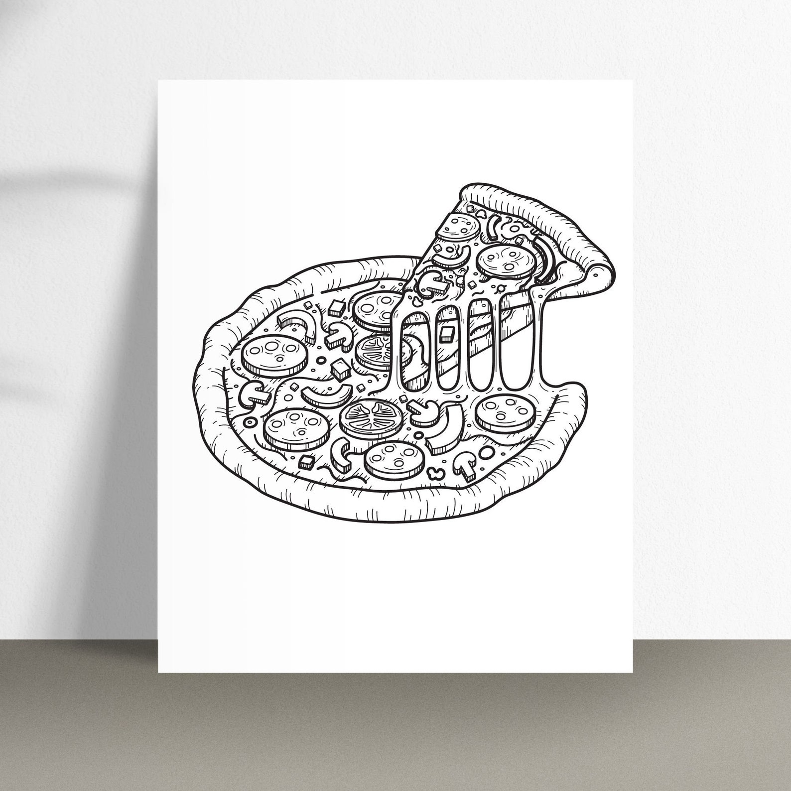 PIZZA SVG Food Svg Pepperoni SVG Pizza Chef Svg Pizza Making Clipart ...