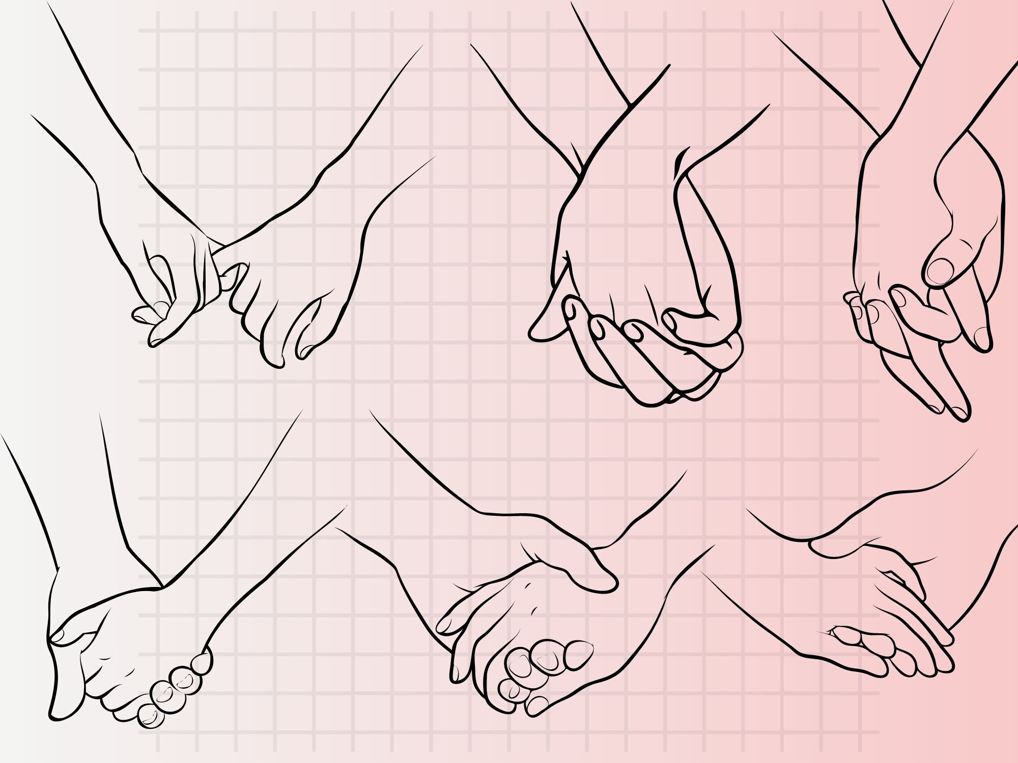 Tomados de la mano svg Manos svg Pareja Manos svg Mano - Etsy México