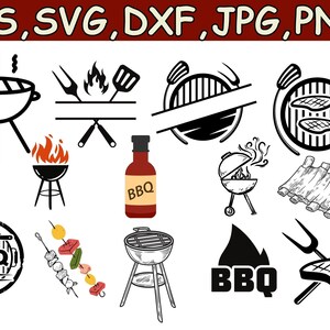 BBQ Svg\ BBQ Svg Files\ BBQ Svg Bundle\ Barbeque Svg\ Barbeque Clipart ...
