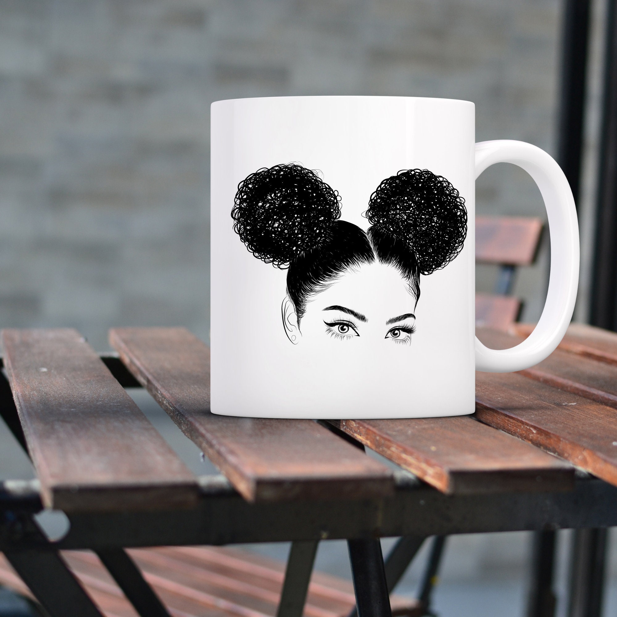 Afro Woman SVG Afro Girl Svg Afro Queen Svg Afro Lady Svg Curly Hair ...