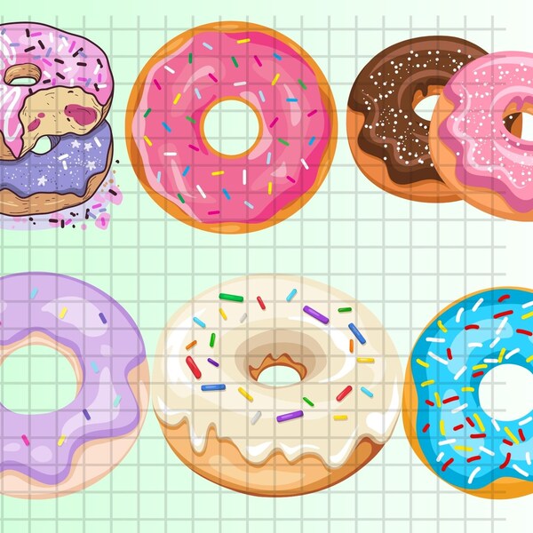 Donut With Sprinkles - Etsy
