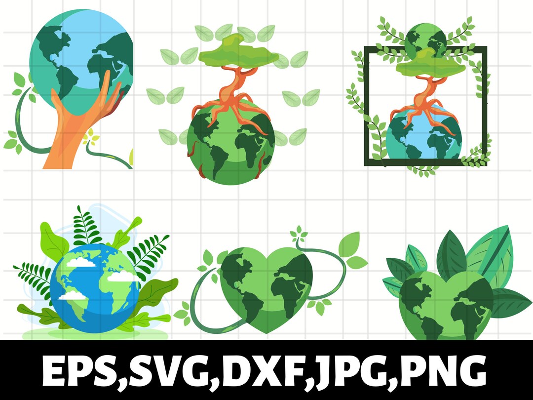 Earth Day Svg Bundle\ Recycle Svg\ Climate Change Svg\ Planet Earth Svg ...