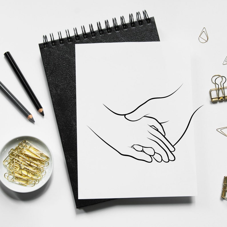 Tomados de la mano svg Manos svg Pareja Manos svg Mano - Etsy México