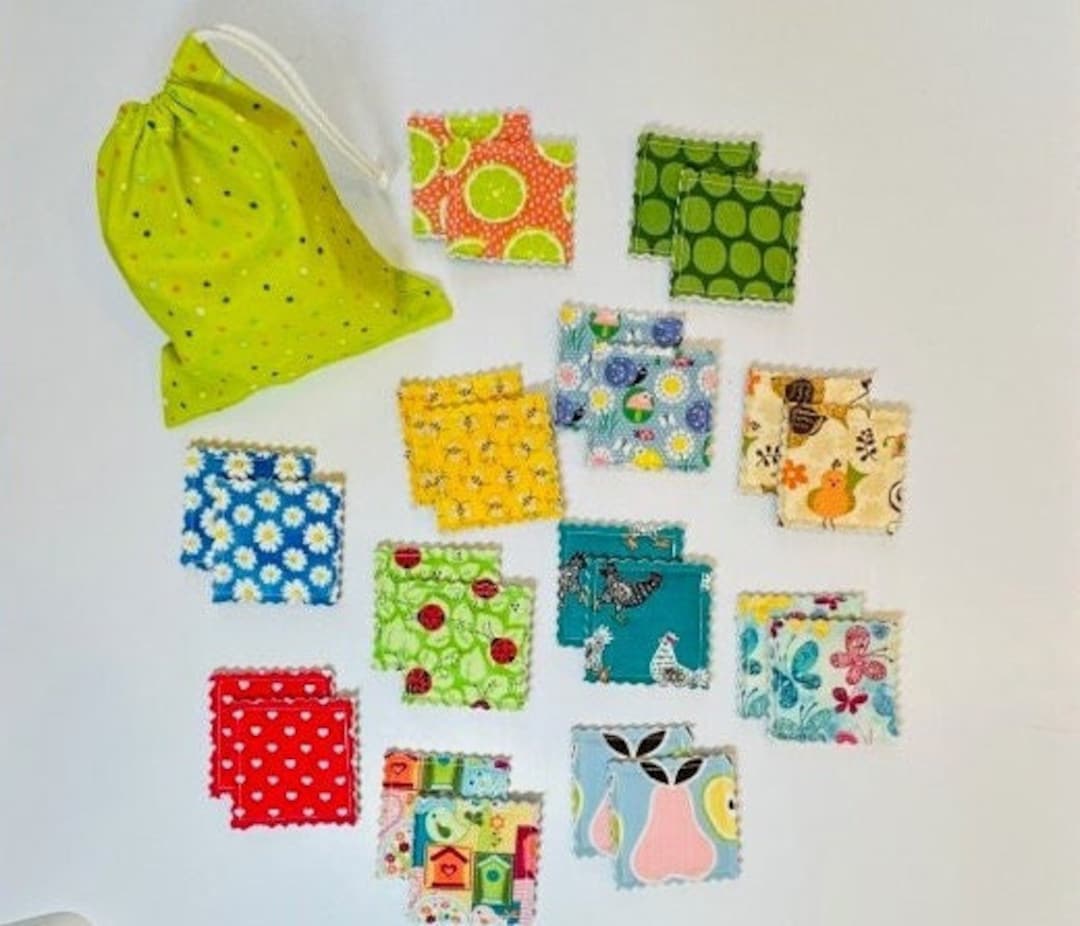 Fabric Matching Game, Memory Game, Toddler Game, Kids Game, Kids Toy ...