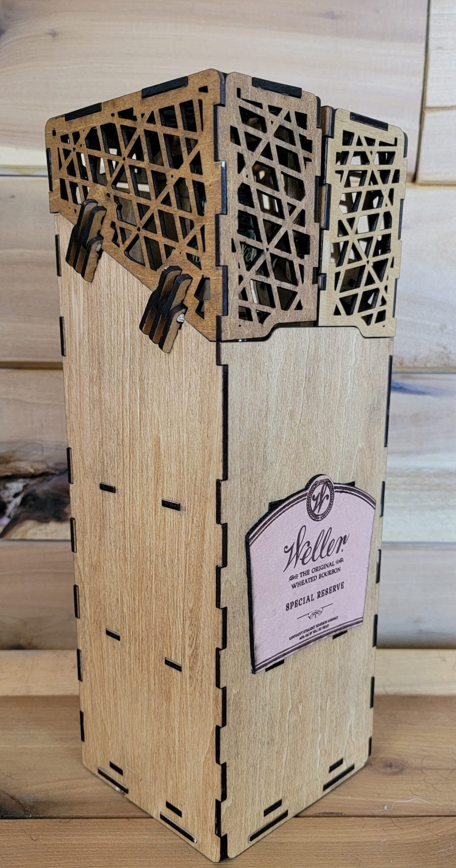 Bourbon Bottle Box - Etsy