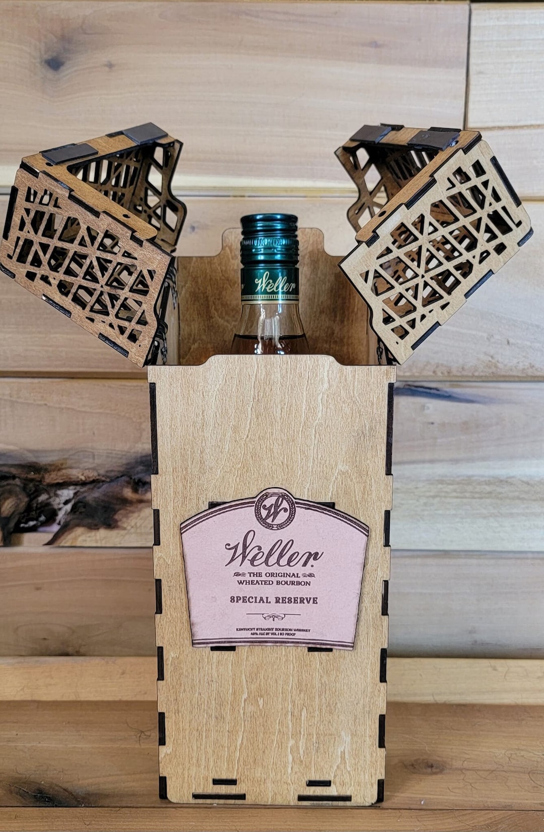 Bourbon Bottle Box - Etsy
