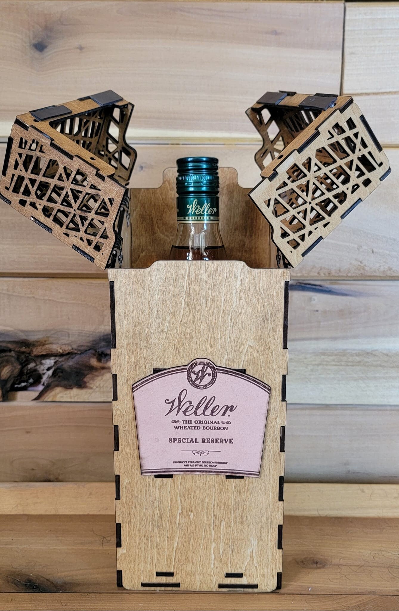 Bourbon Bottle Box - Etsy