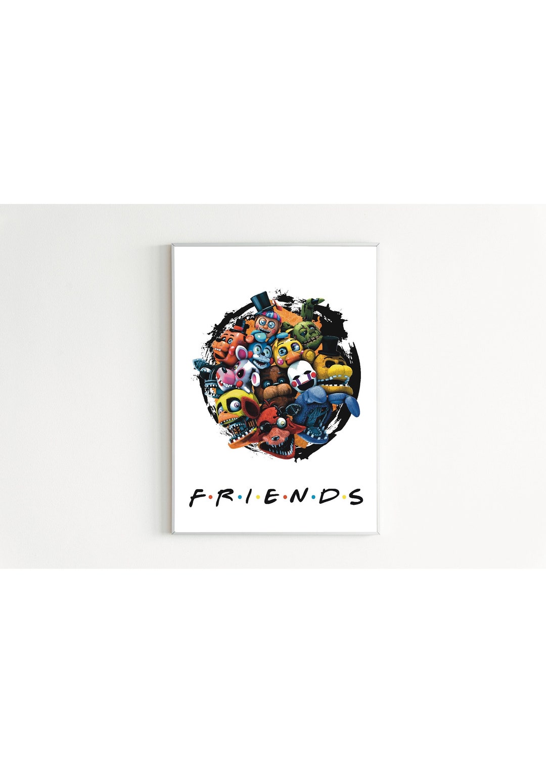 4 Sizes FNAF Friend Print - Etsy