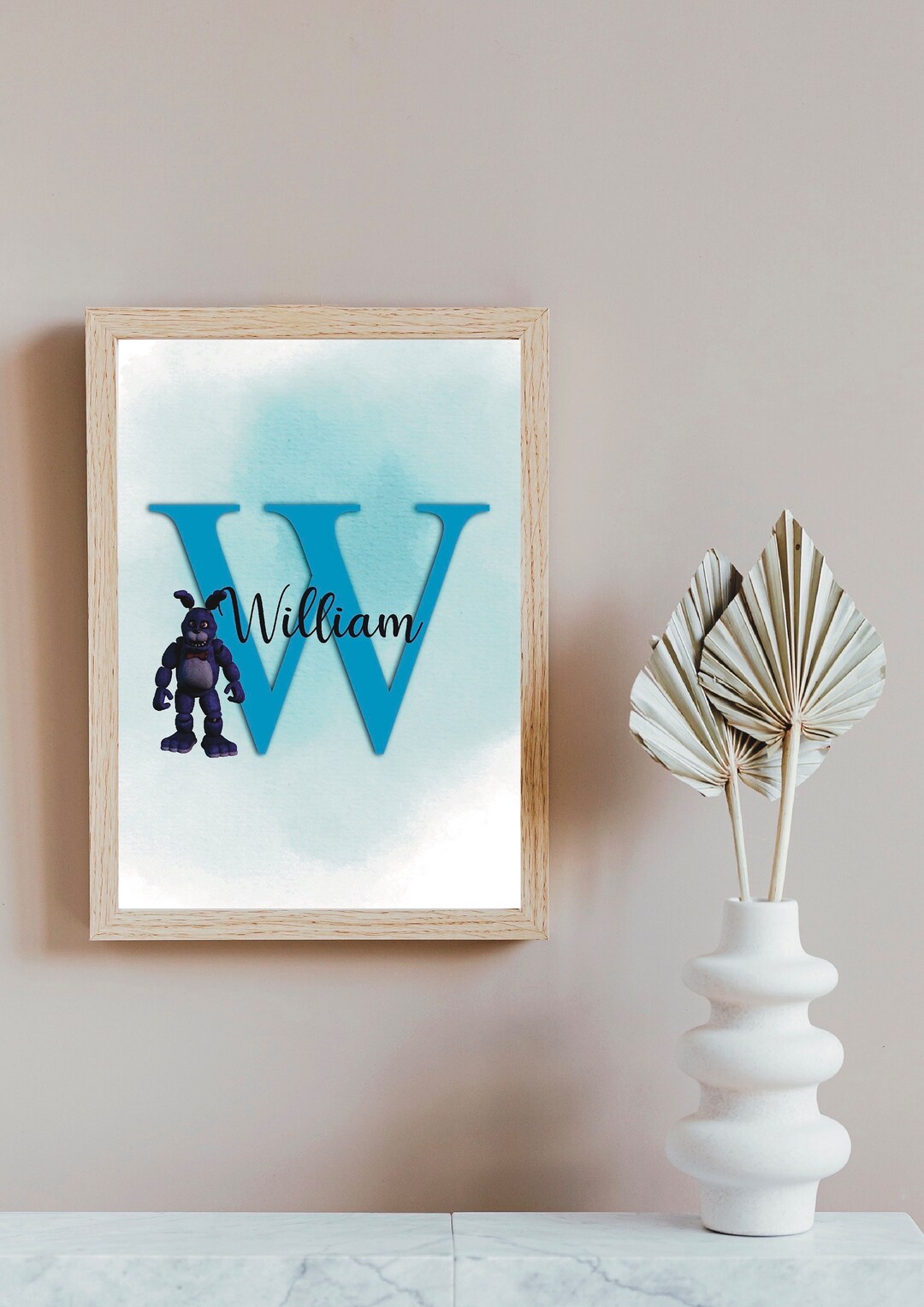 4 Sizes FNAF Letter and Name Print - Etsy UK