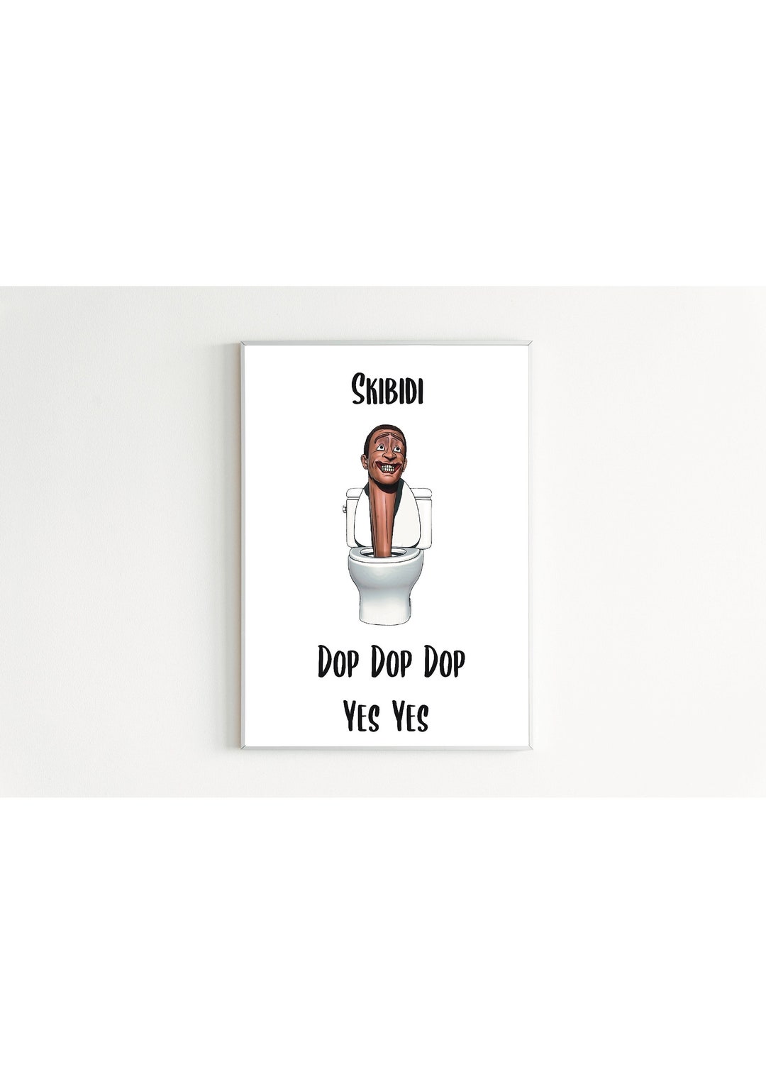 4 Sizes SKIBIDI Toilet Print - Etsy