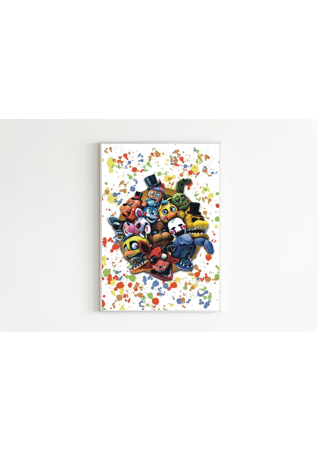 4 Sizes FNAF Print - Etsy UK
