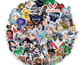 Valorant Waterproof Stickers - Etsy