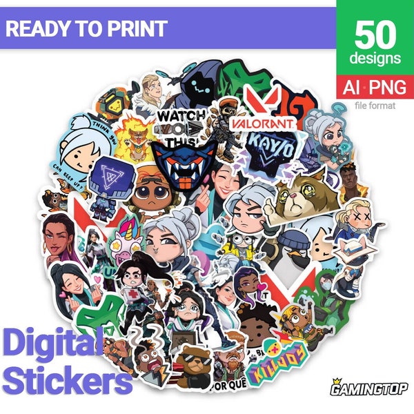 Valorant Stickers - Etsy