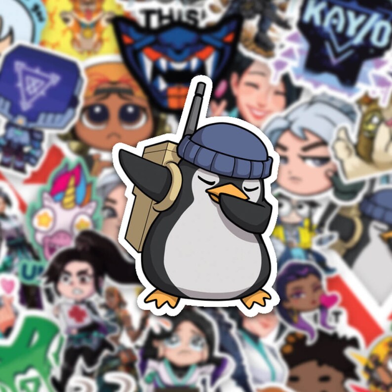 Riot Valorant Clipart Art Stickers Ready to Print Digital Download AI ...