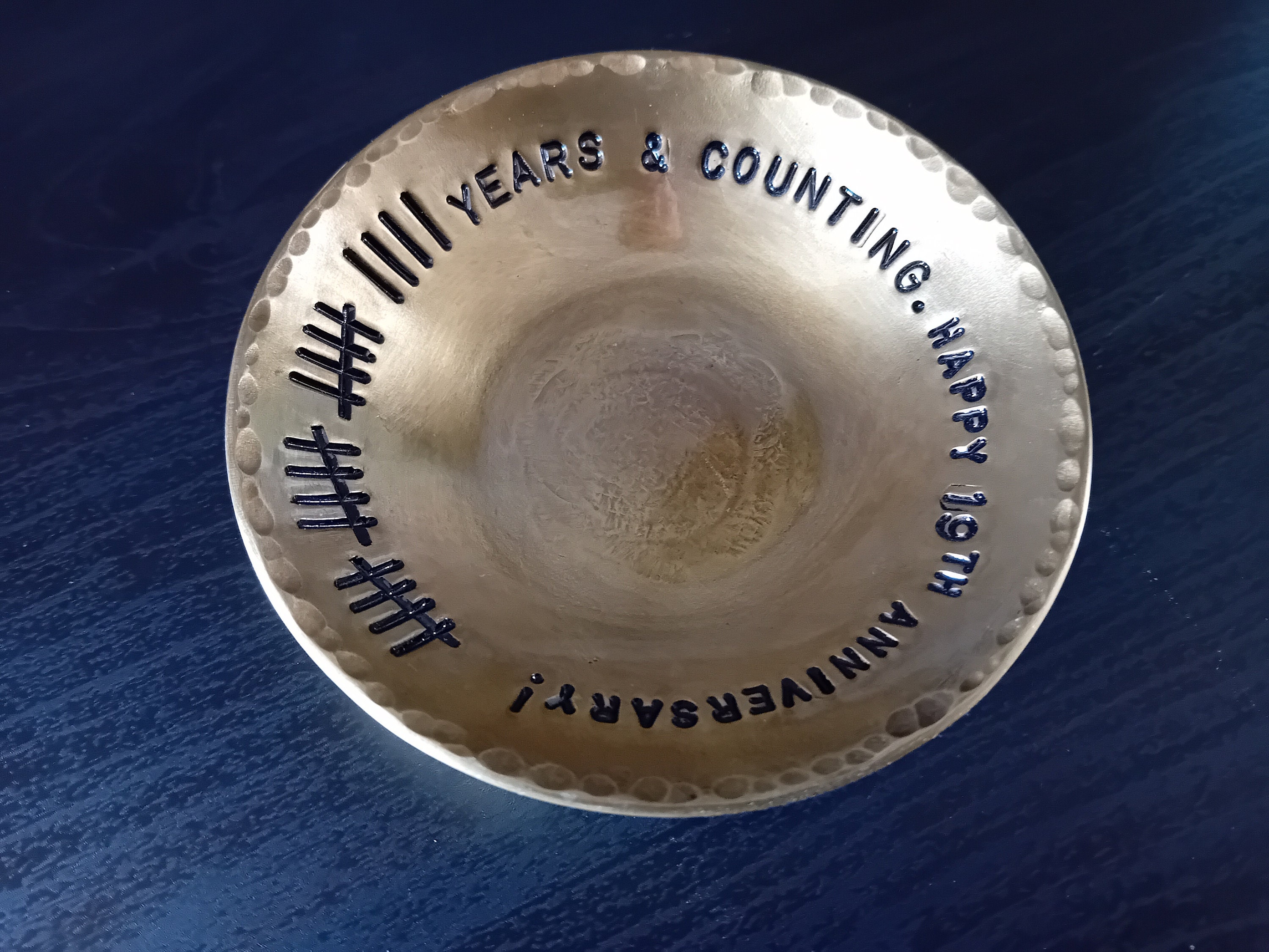 Bronze Bowl 4 19th Wedding Anniversary Gift - Etsy