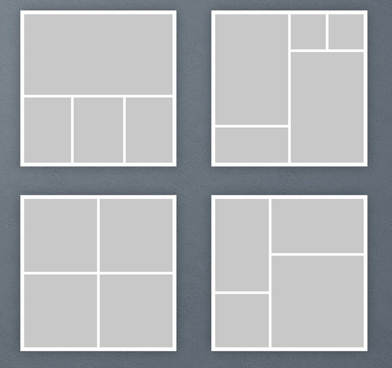 Engraved Photo Collage on Clear or Black Acrylic. Optional LED Base - Etsy