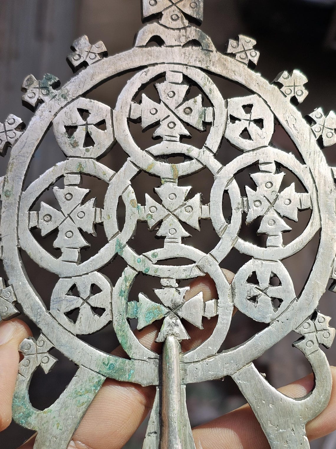 Vintage Ethiopian Orthodox Processional Cross African Christian Art ...