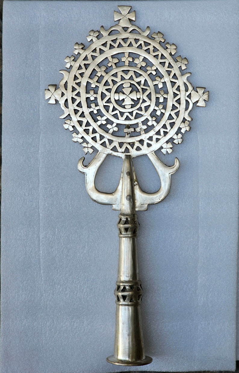 Ethiopian Orthodox Processional Cross African Christian Art Souvenir - Etsy