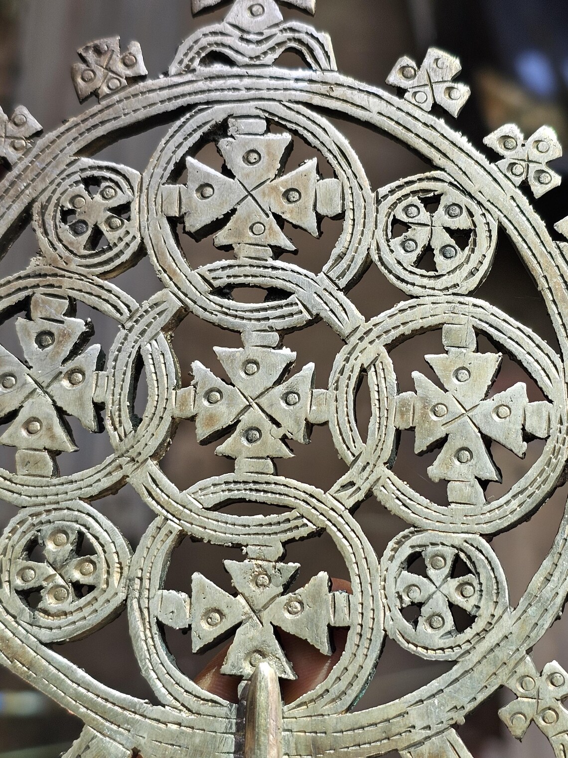 Vintage Ethiopian Orthodox Processional Cross African Christian Art ...