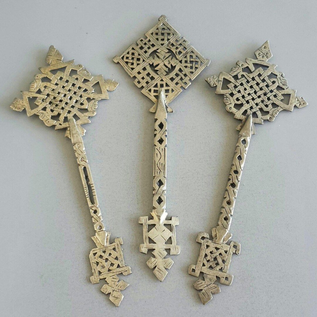 Ethiopian Orthodox Hand Crosses African Christian Art Souvenir Coptic ...