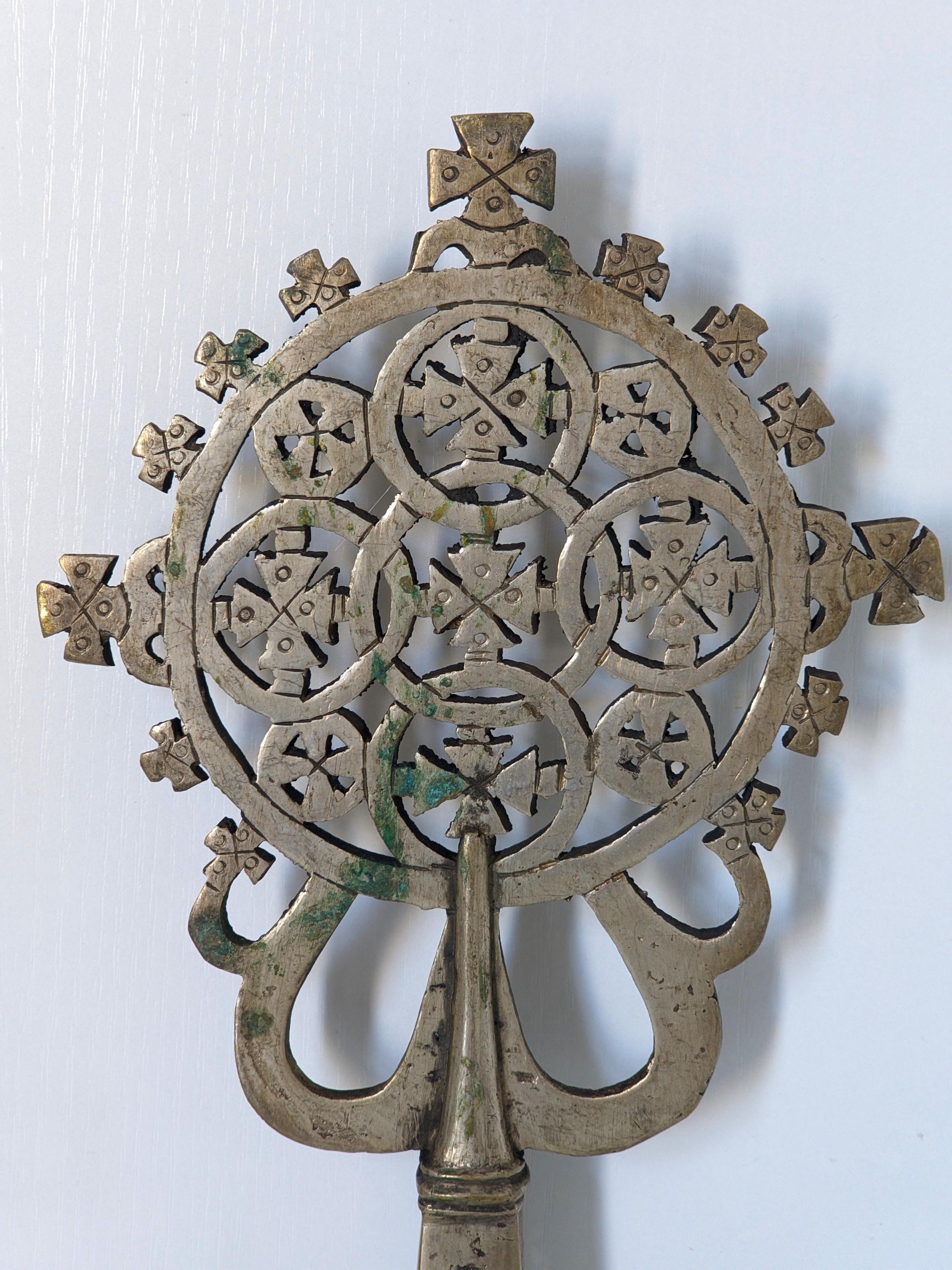 Vintage Ethiopian Orthodox Processional Cross African Christian Art ...