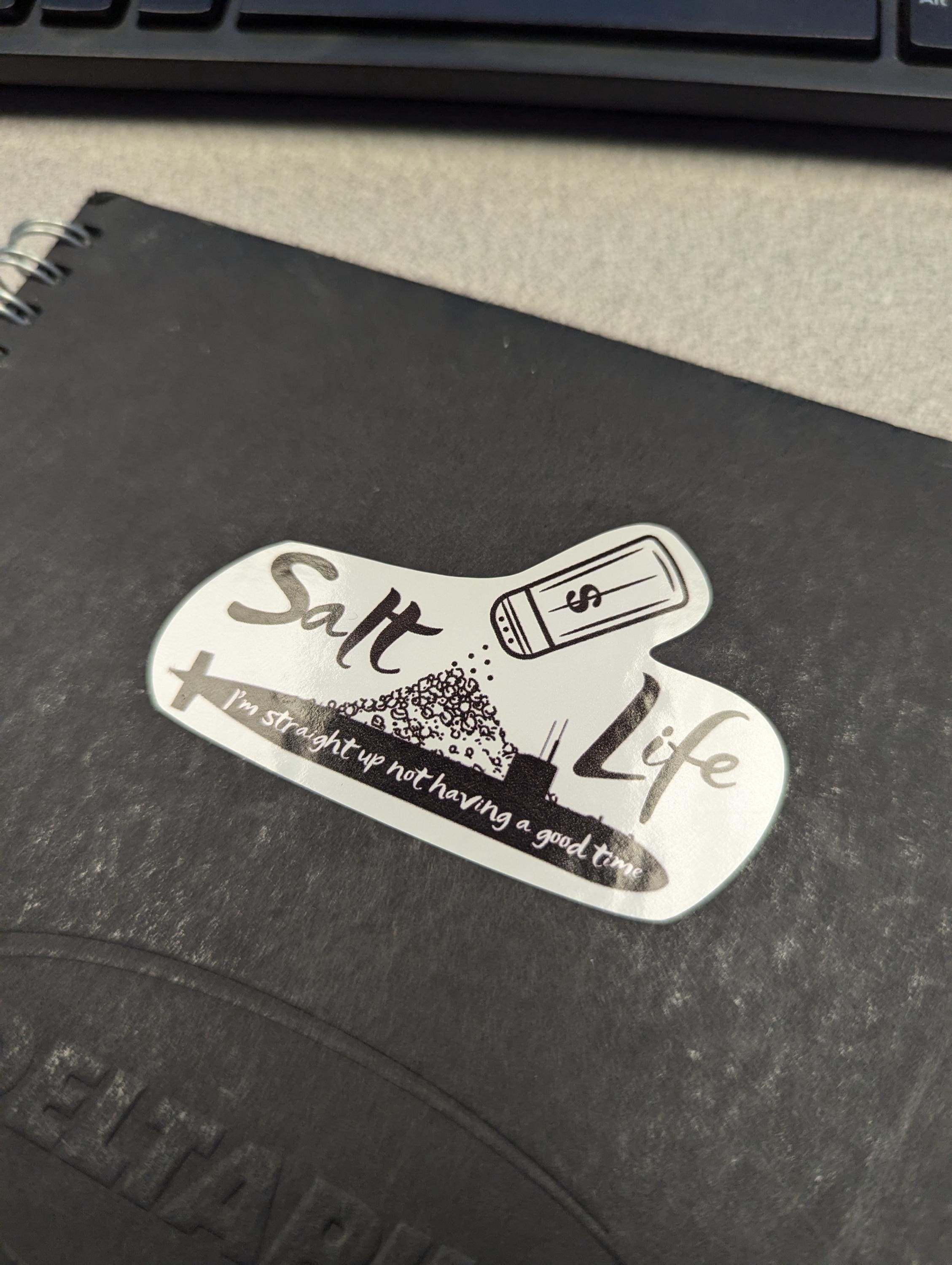 Funny Submarine Salt Life Sticker Fun Navy Submariner Sticker Sailor ...