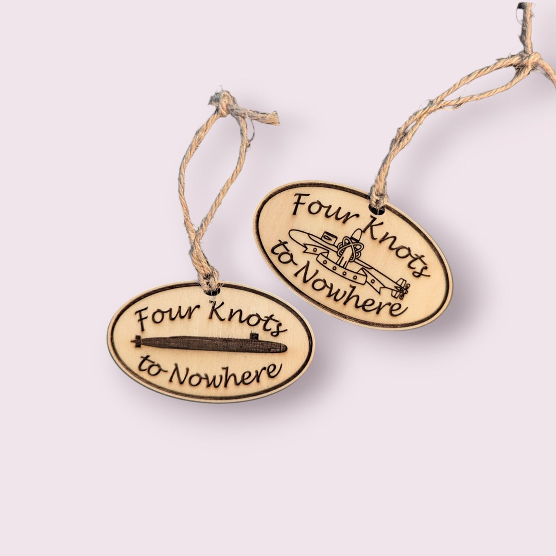 Funny Submarine Gift Custom Wooden Ornament Navy Sailor Gift Navy Chief ...