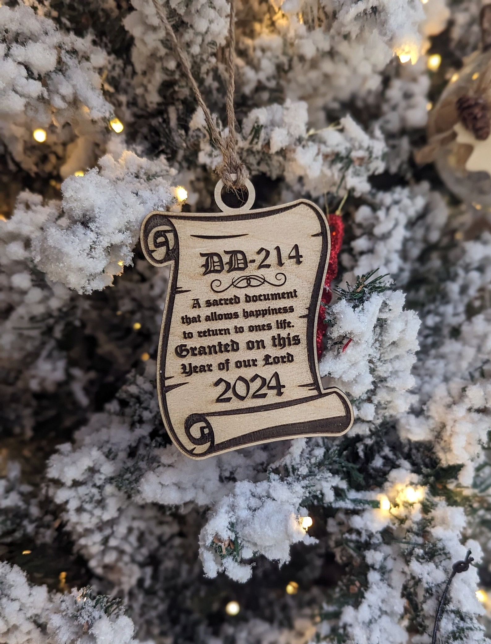 Personalized Military Retirement Ornament Veteran Gift Military ...