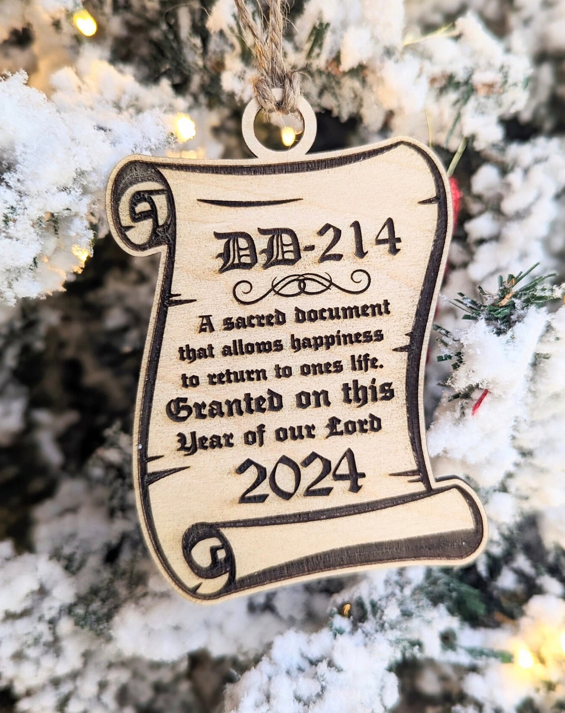 Personalized Military Retirement Ornament Veteran Gift Military ...