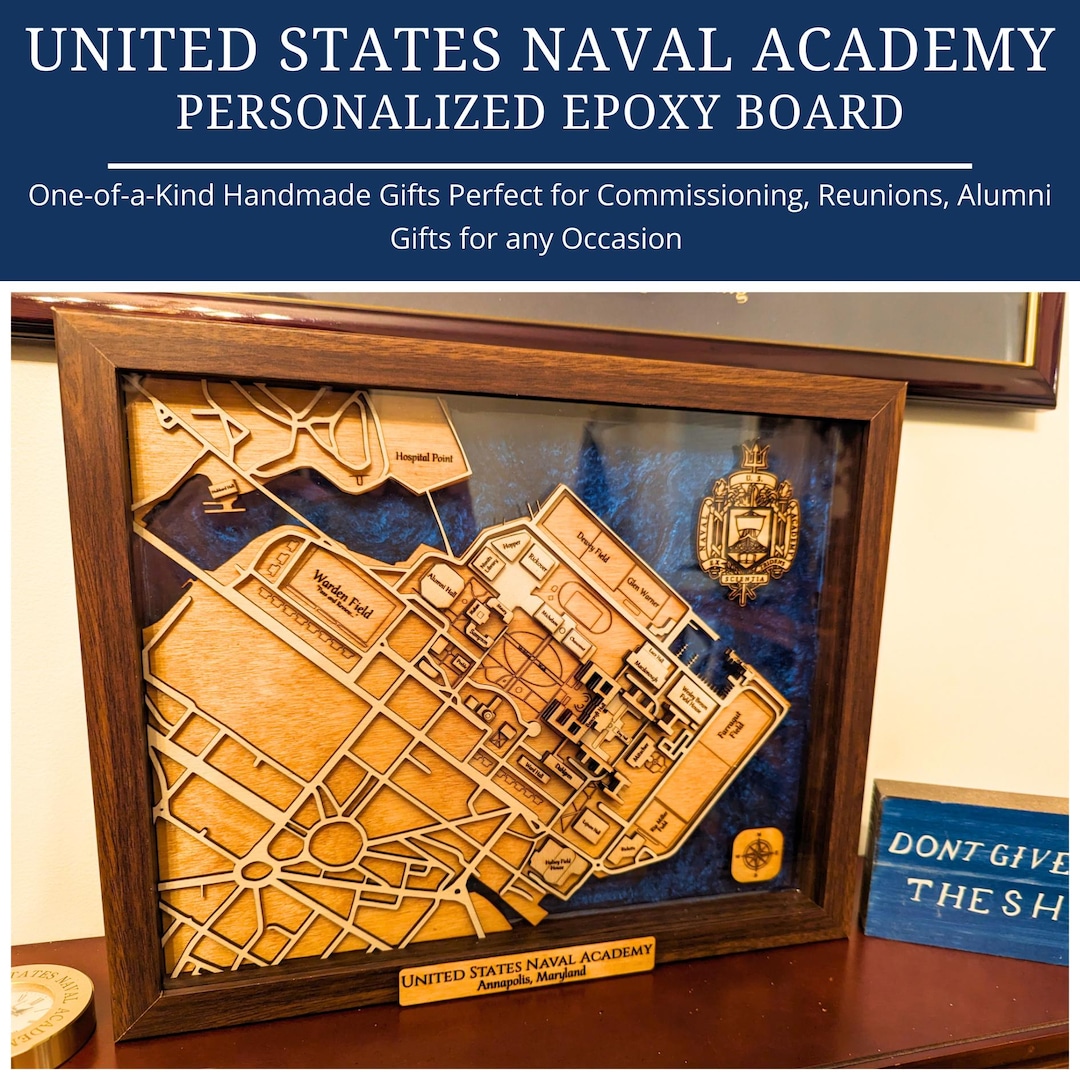 Naval Academy Wall Art Personalized Commissioning Gift USNA Gift USNA ...