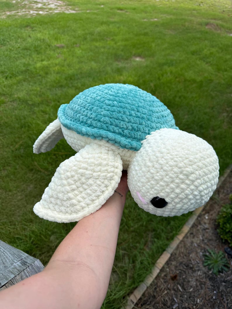 Lifesize jumbo Crochet Turtle - Etsy