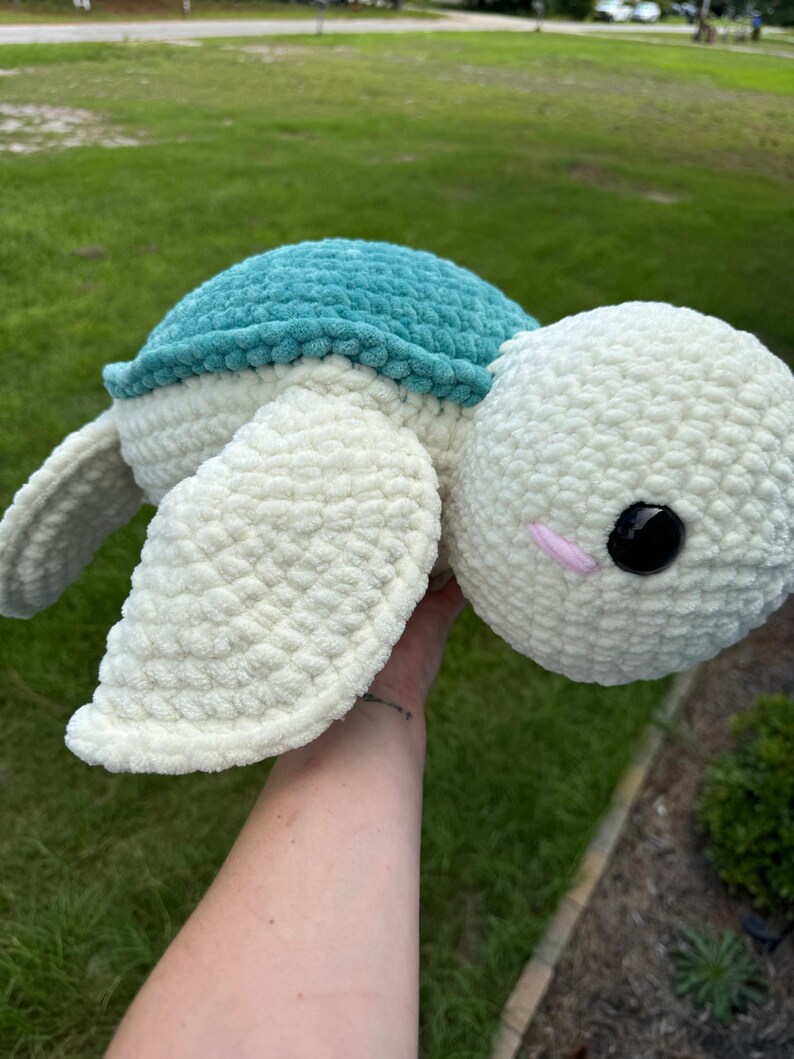 Lifesize jumbo Crochet Turtle - Etsy