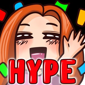 5 Ginger Hair Chibi Girl Emotes Twitch Emotes Pack Discord - Etsy