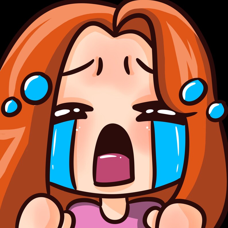 5 Ginger Hair Chibi Girl Emotes Twitch Emotes Pack Discord - Etsy