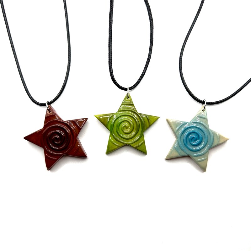 Clay Necklace - Etsy
