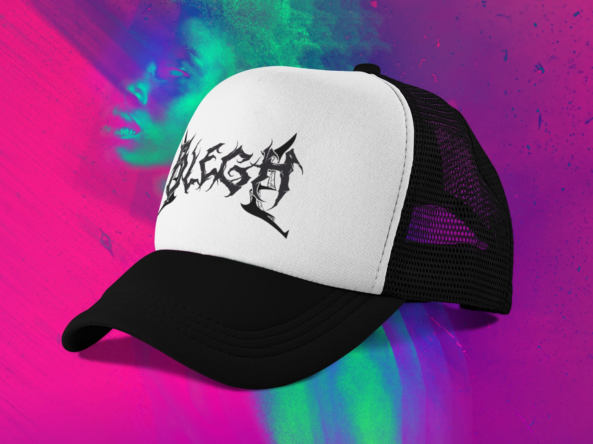 Blegh Hat for Fans of the Bleghs Metal Music Trucker Hat Rock Your ...