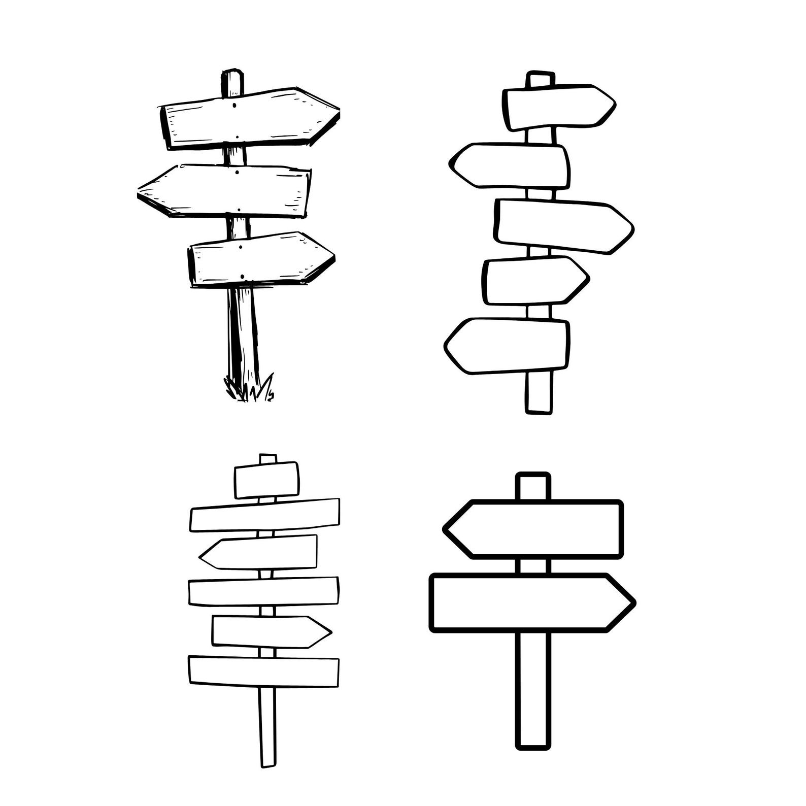 Destination Sign SVG, Destination Arrow Svg, Sign Post Template Svg ...