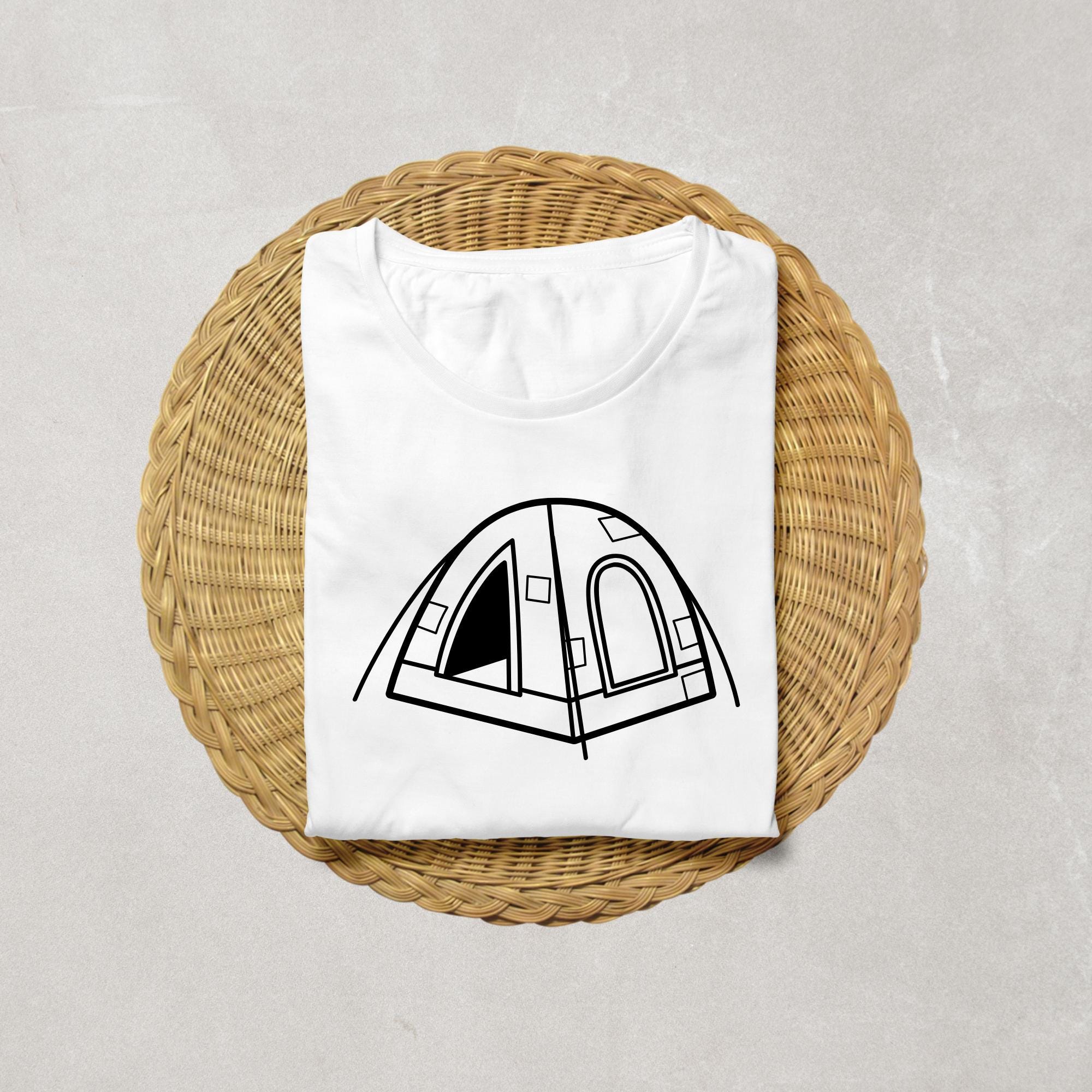 Camping Tent SVG: Cricut Cut File, Clipart, Vector (digital Download ...