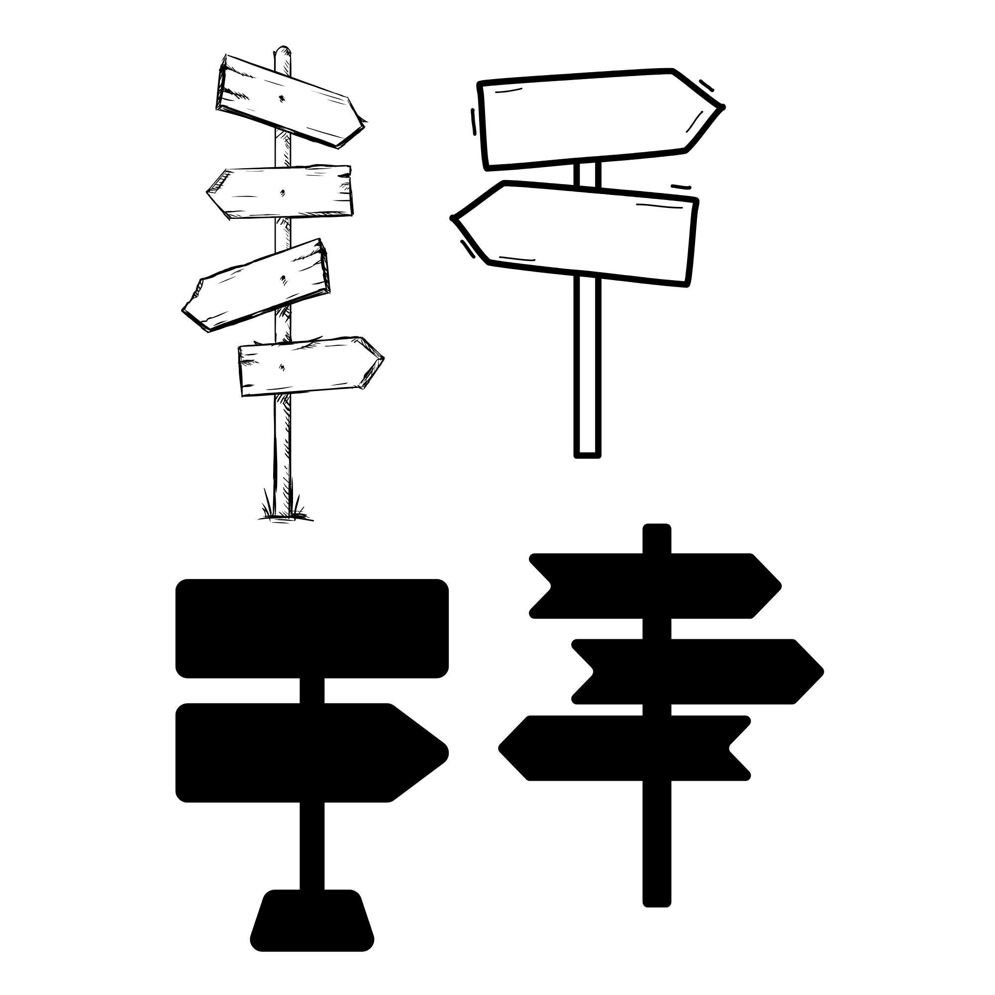 Destination Sign SVG, Destination Arrow Svg, Sign Post Template Svg ...