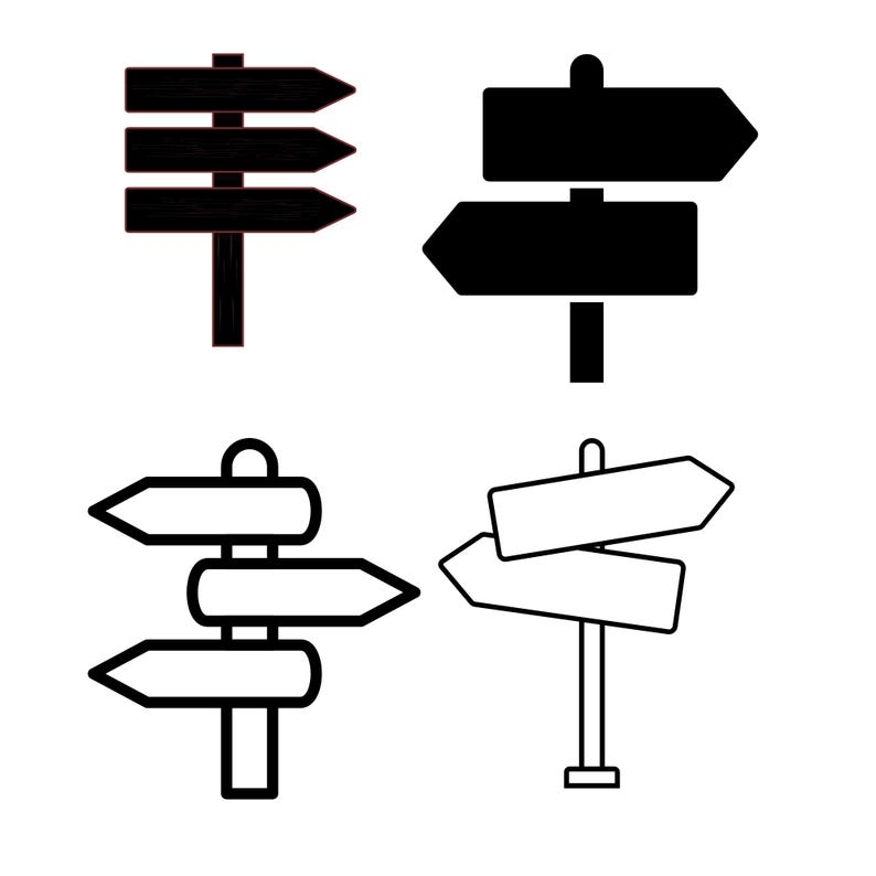 Destination Sign SVG, Destination Arrow Svg, Sign Post Template Svg ...