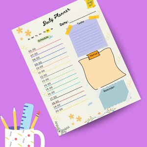 Daily Planner, Digital Planner, Printable Planner - Etsy