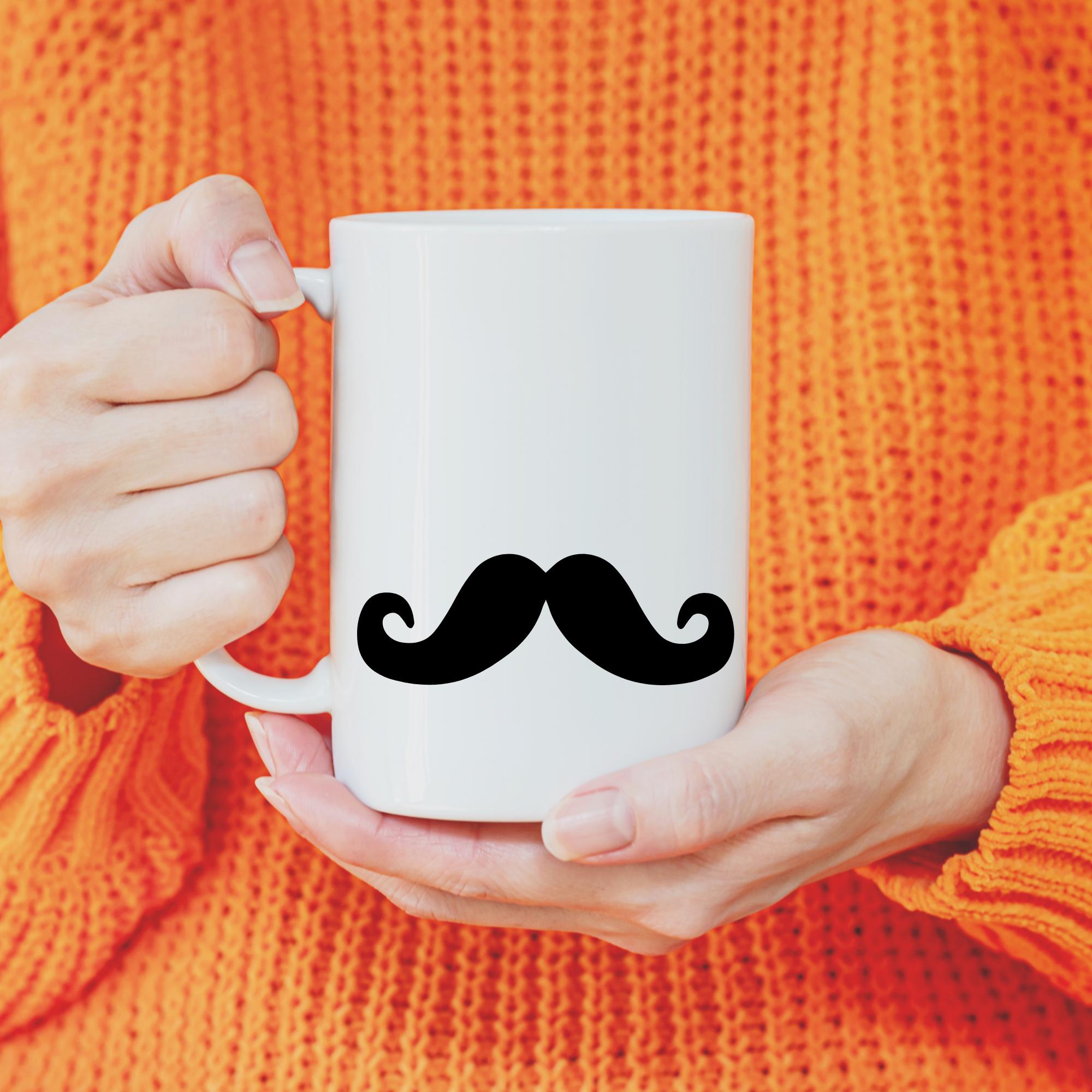 Mustache Clipart Bundle: Vector Graphics, Laser Cut Files (digital ...