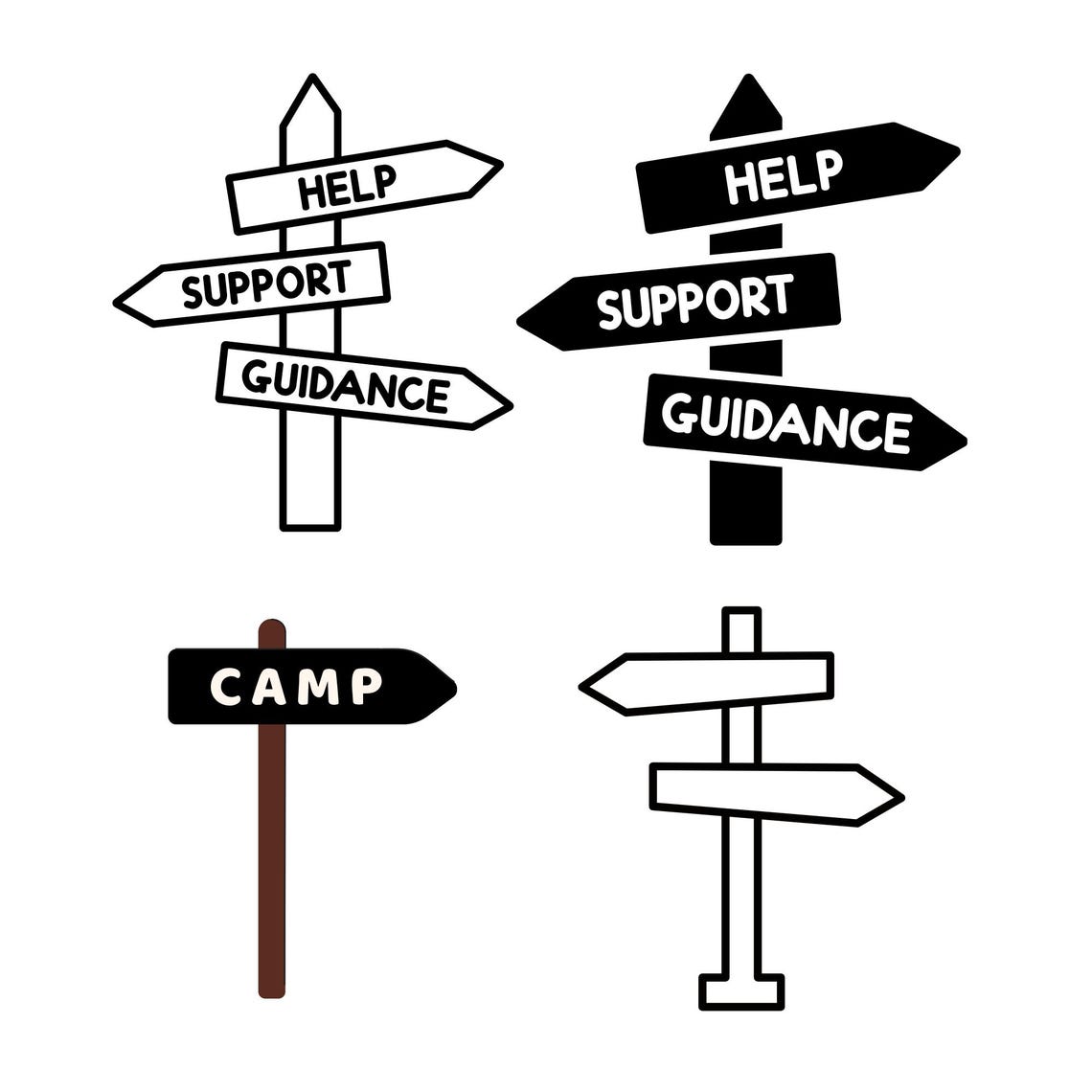 Destination Sign SVG, Destination Arrow Svg, Sign Post Template Svg ...