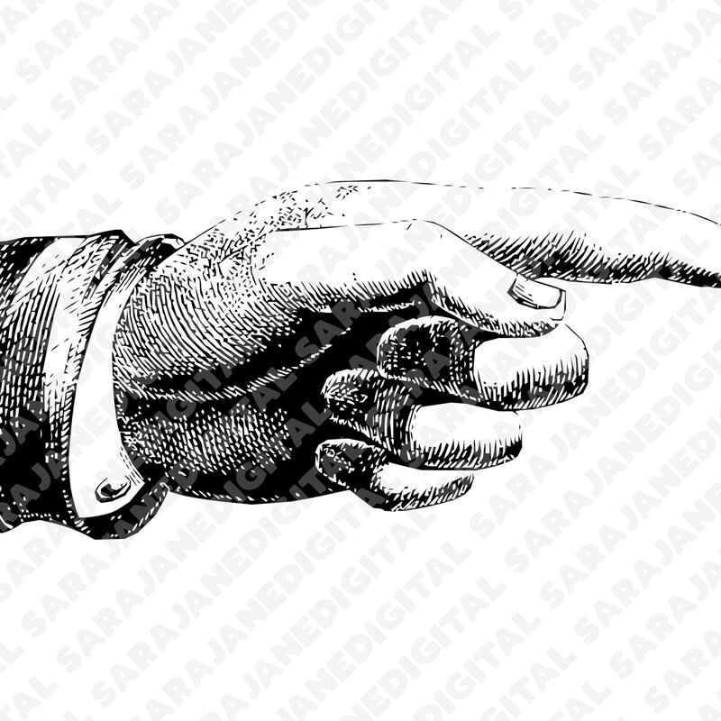 Pointing Hand - Etsy