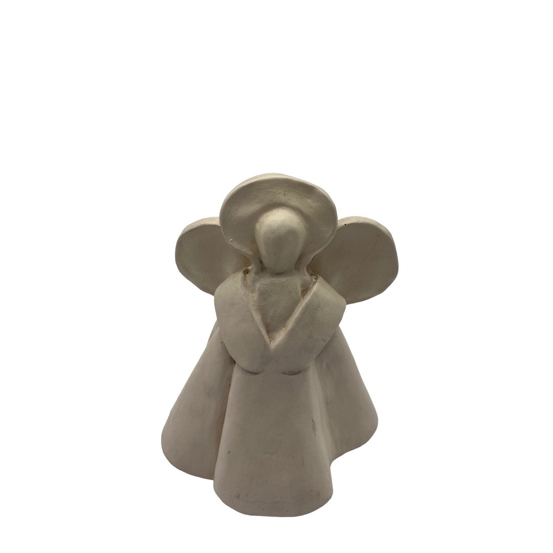 Vintage Faceless Angel With Halo Wings - Etsy